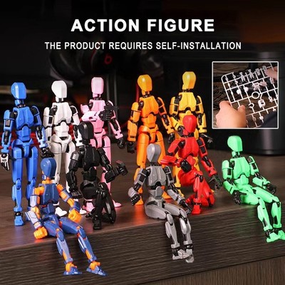 T13 Action Figure Adjustable Action Figure 3D Action Robot Action ...