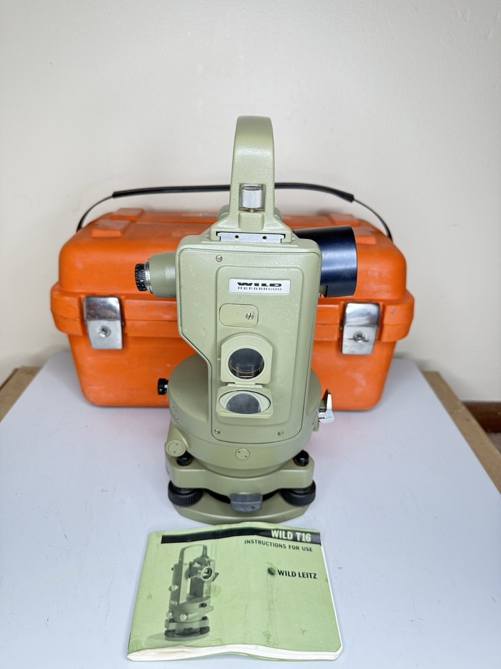 Wild Heerbrugg T16 Survey Transit Theodolite with Case | eBay