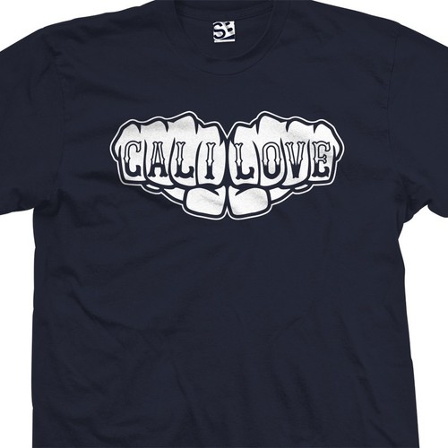 Cali LOVE Fists Shirt | California Knuckle Tattoo Sur Califas All Sizes ...