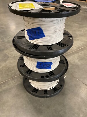 Lot of 3 Partial Spools Over 2000 Feet Liberty Wire 22/2 White CMP ...