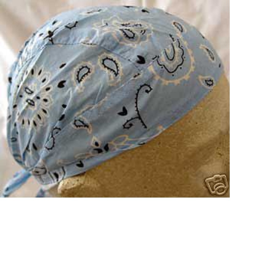 PAISLEY DOO RAG FITTED COTTON BANDANA TIES Do Du Hav A Danna Tie Skull ...