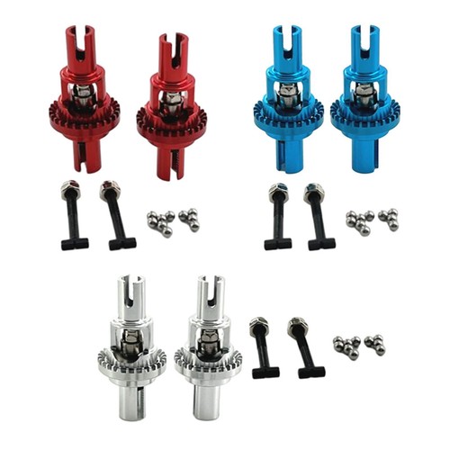2 Pieces Front and Rear Metal Differential for Wltoys 1:28 284161 K989 ...