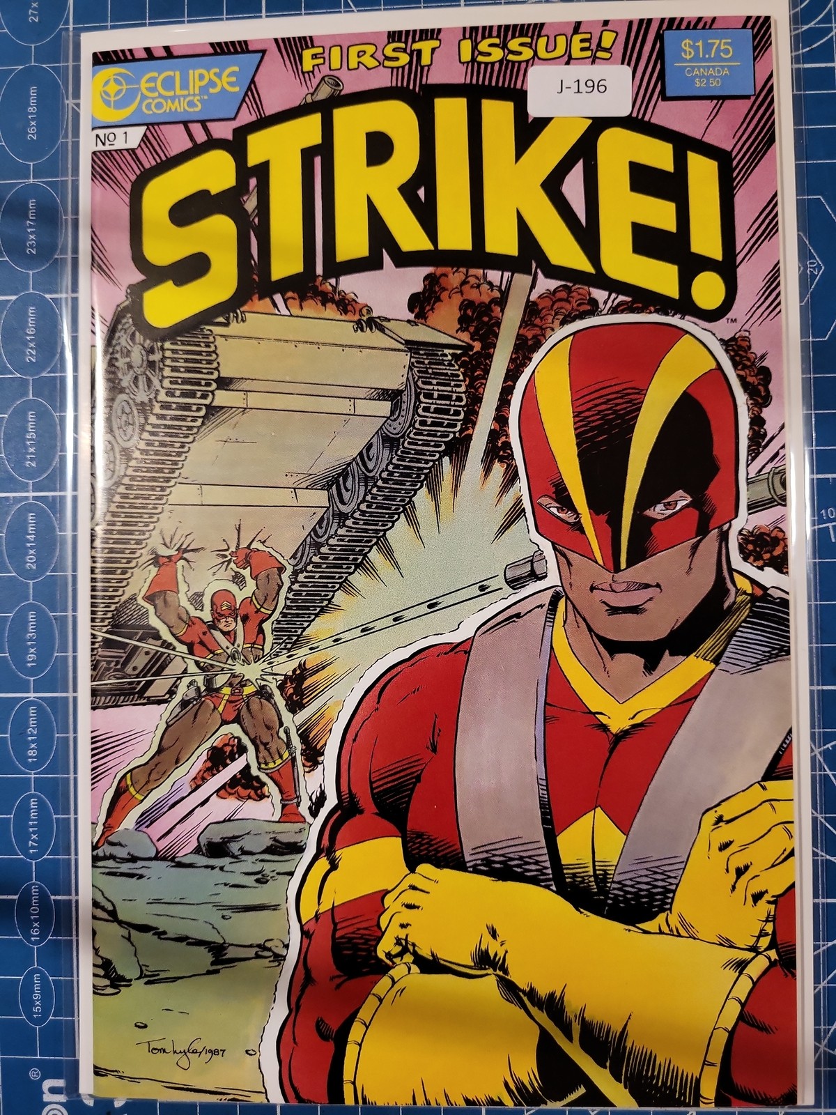 STRIKE! #1 8.0+ 1ST APP ECLIPSE COMIC BOOK J-196 | eBay