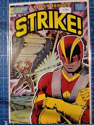 STRIKE! #1 8.0+ 1ST APP ECLIPSE COMIC BOOK J-196 | eBay