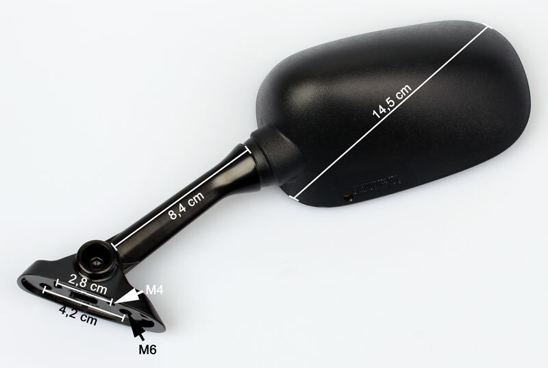 Mirror Set for Suzuki GSX-R 600 750 1000 K2 / K3 56600-40F10 56500 ...