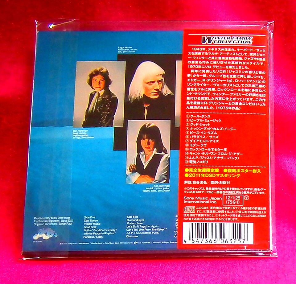 Edgar Winter Group With Rick Derringer MINI LP CD JAPAN EICP-1516 | eBay