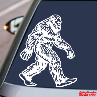 BIGFOOT SASQUATCH YETI VINYL DECAL STICKER CAR TRUCK SUV REAR WINDOW ...