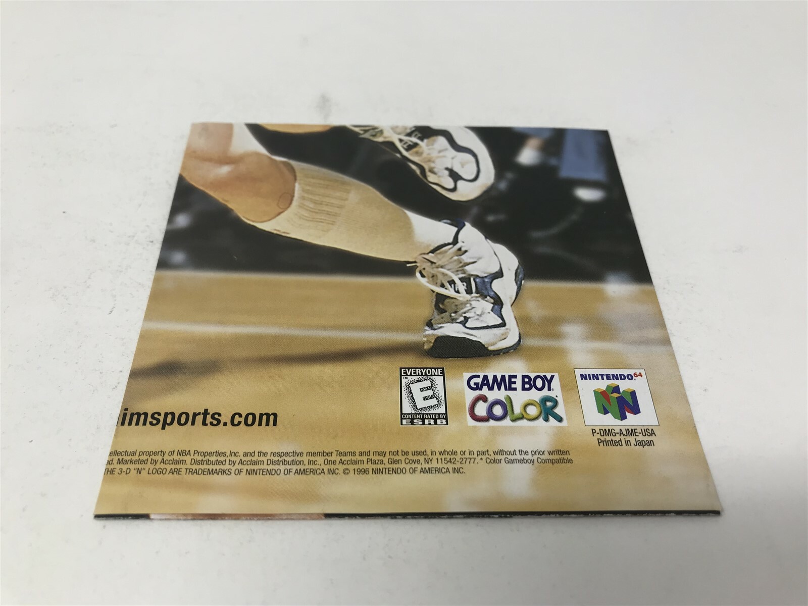 WWF warzone / NBA JAM 99 - Nintendo Game Boy Color GBC- Poster only | eBay