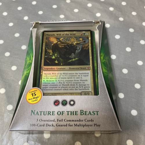 Nature Of The Beast Commander Deck ~ MTG Magic ~ Marath New Sealed ...