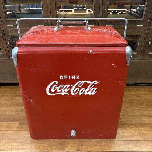 Vintage Coca-Cola Cooler Ice Chest Red/White 17x15x12 Original Coke ...