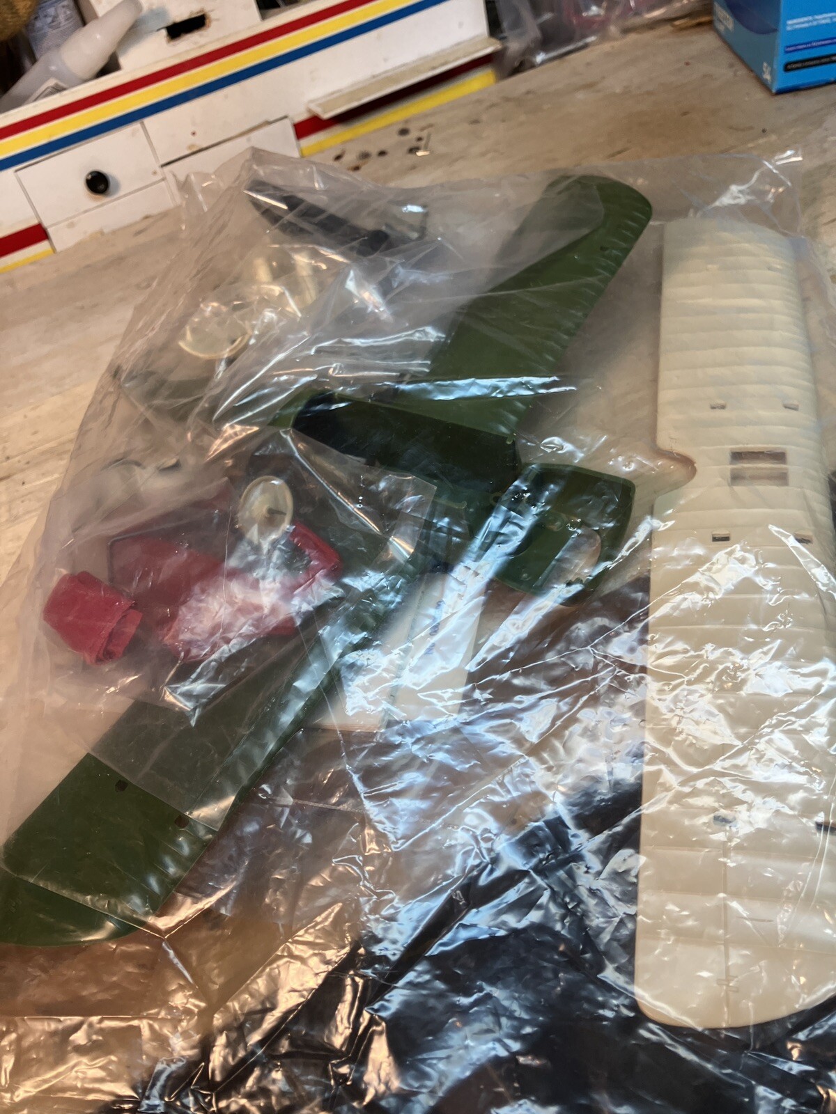 Mint Sealed Sopwith Camel Cox Thimble Drome Model Airplane 049 Engine ...