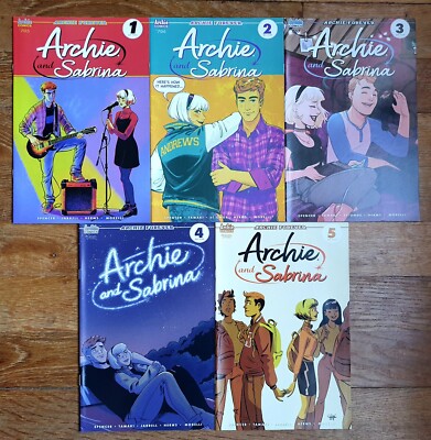 5 COMICS Archie forever ARCHIE AND SABRINA N° 1 à 5 ARCHIE COMICS 2019 ...