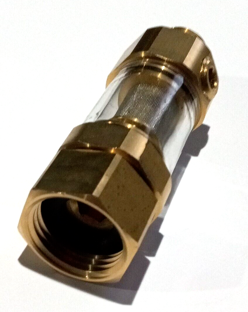 MTM ClearView In-Line Filter With One 1/4 Bypass, 1/2" NPT x 3/4 Garden ...