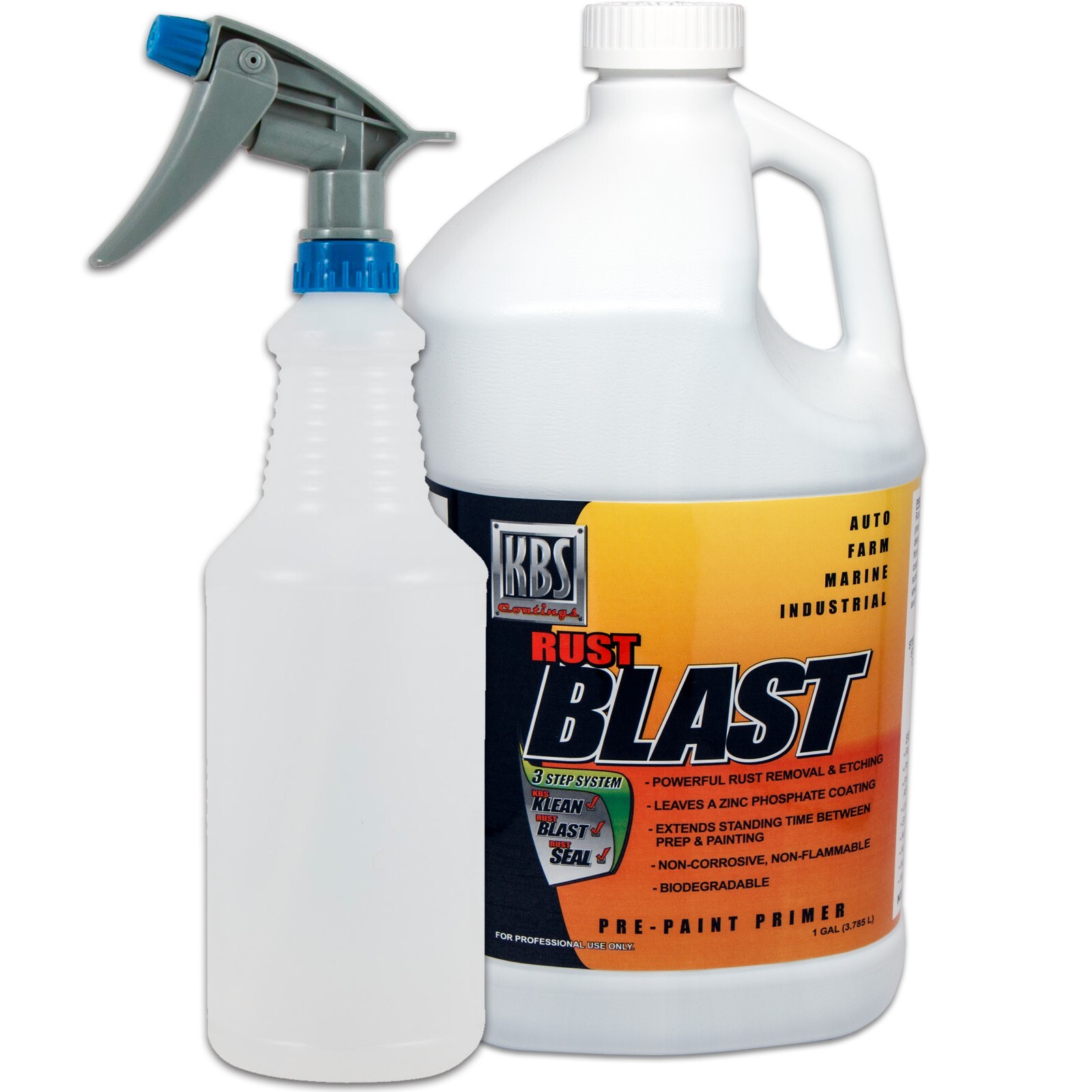 RustBlast - Powerful Metal Acid Etch - Rust Remover - Pre-Paint Primer ...