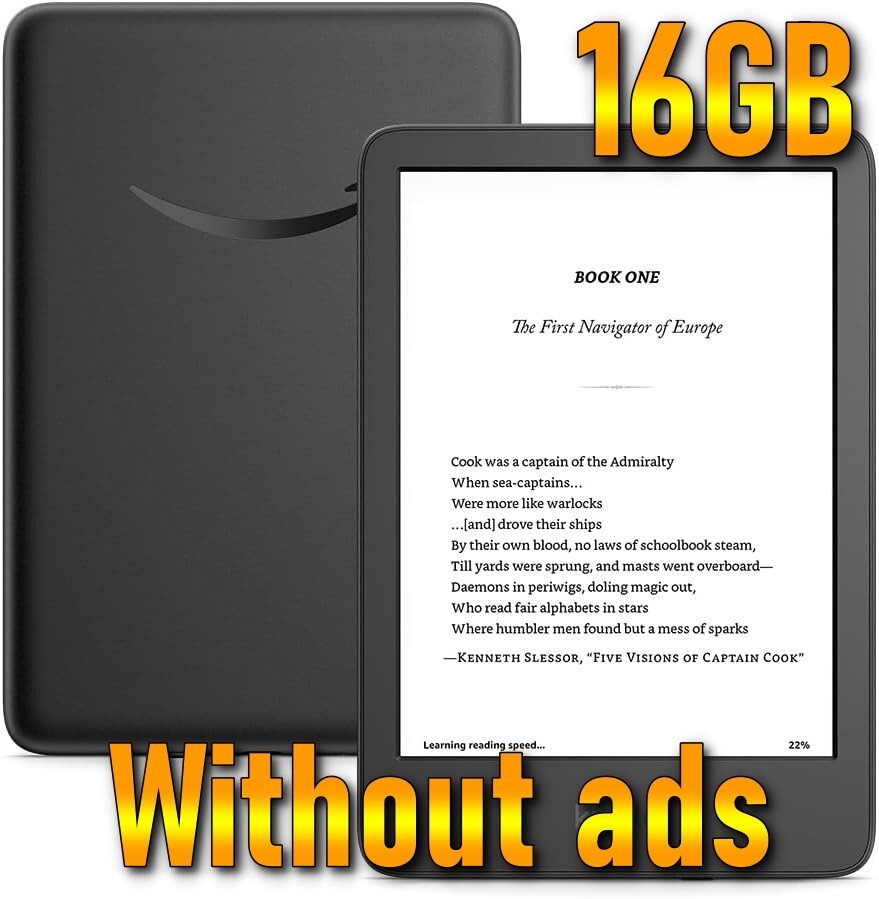 New Amazon Kindle 2024 11th gen 16 GB Without ads - Lightest most ...
