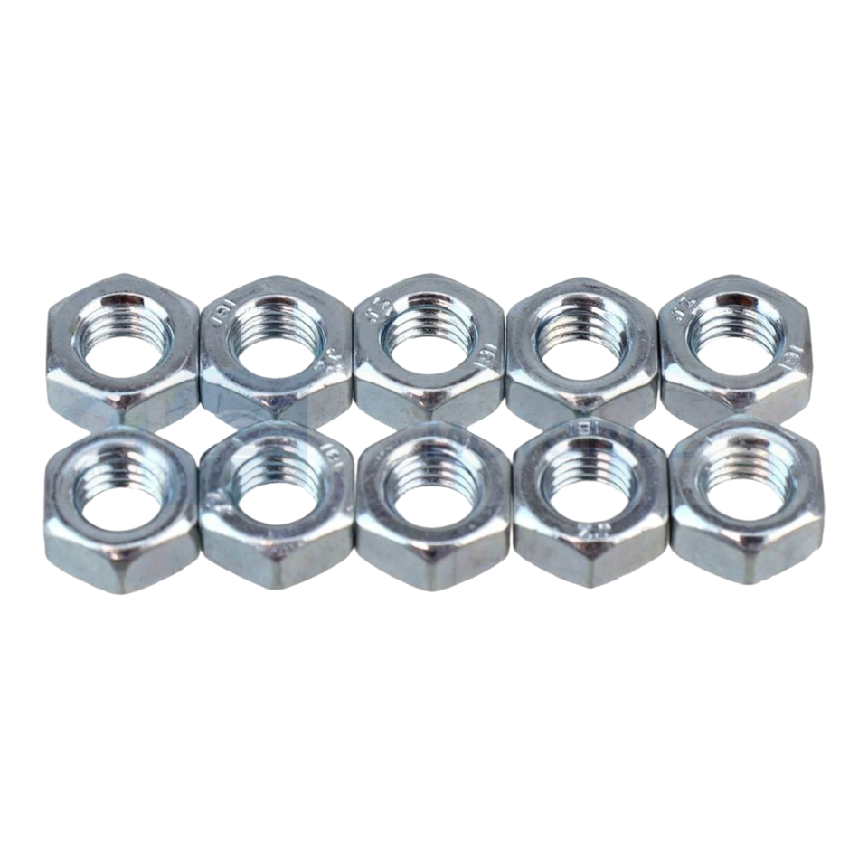 10x Mutter verzinkt M8 x 1,25 SW 13 Sechskantmutter DIN 934 Kfz Auto ...