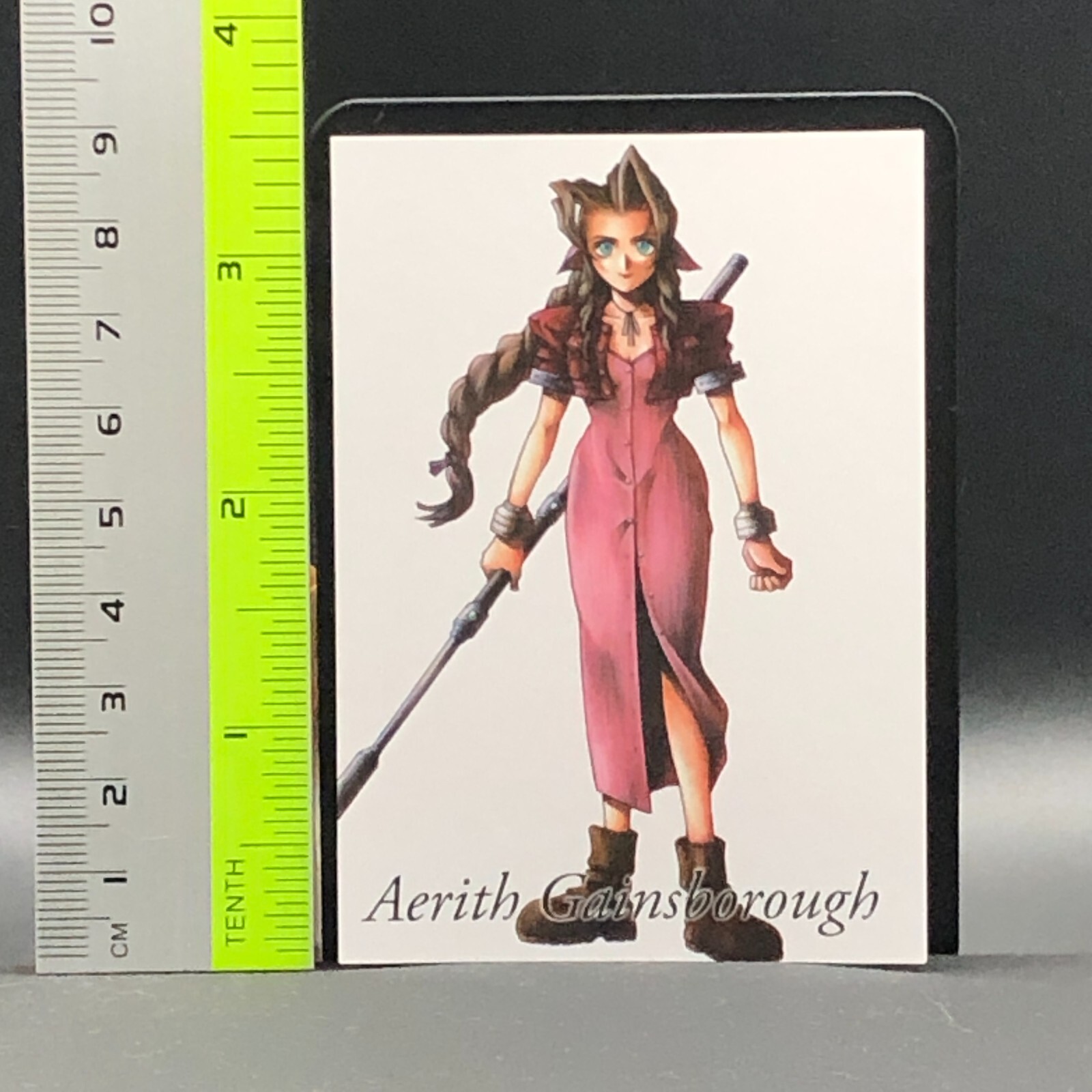 Aerith Gainsborough Final Fantasy VII Card TCG Japanese SQUARE ENIX #1 ...