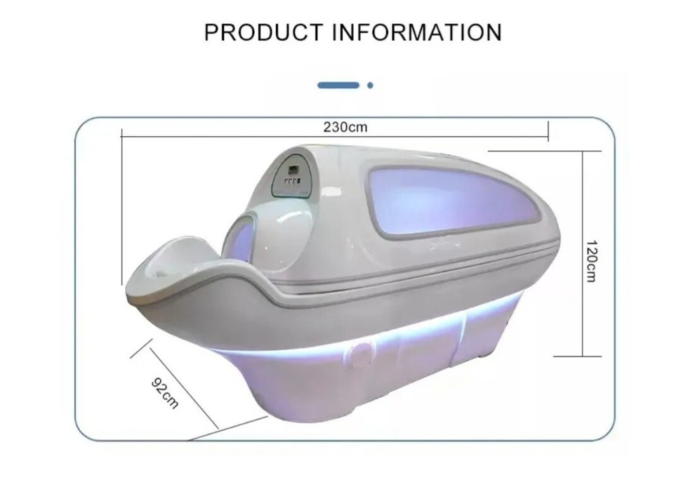 Infrared steam sauna bed skin rejuvenation spa capsule LED sap beauty ...