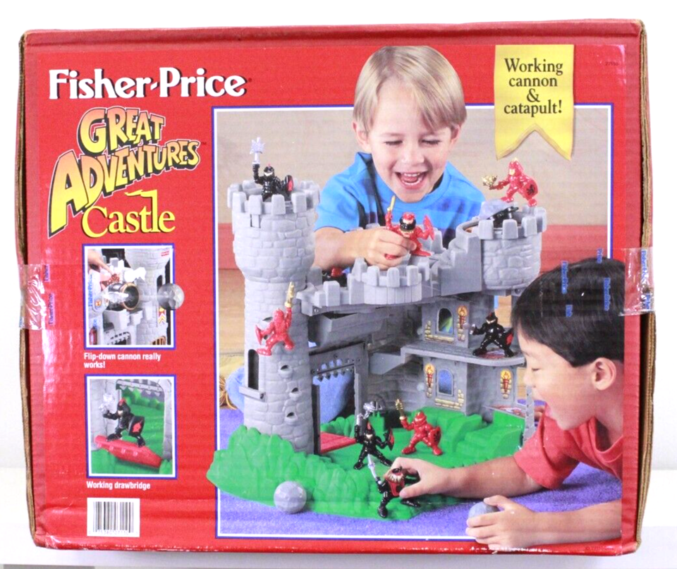 Fisher Price 1997-8 Great Adventures Castle Playset Brand New Factory ...