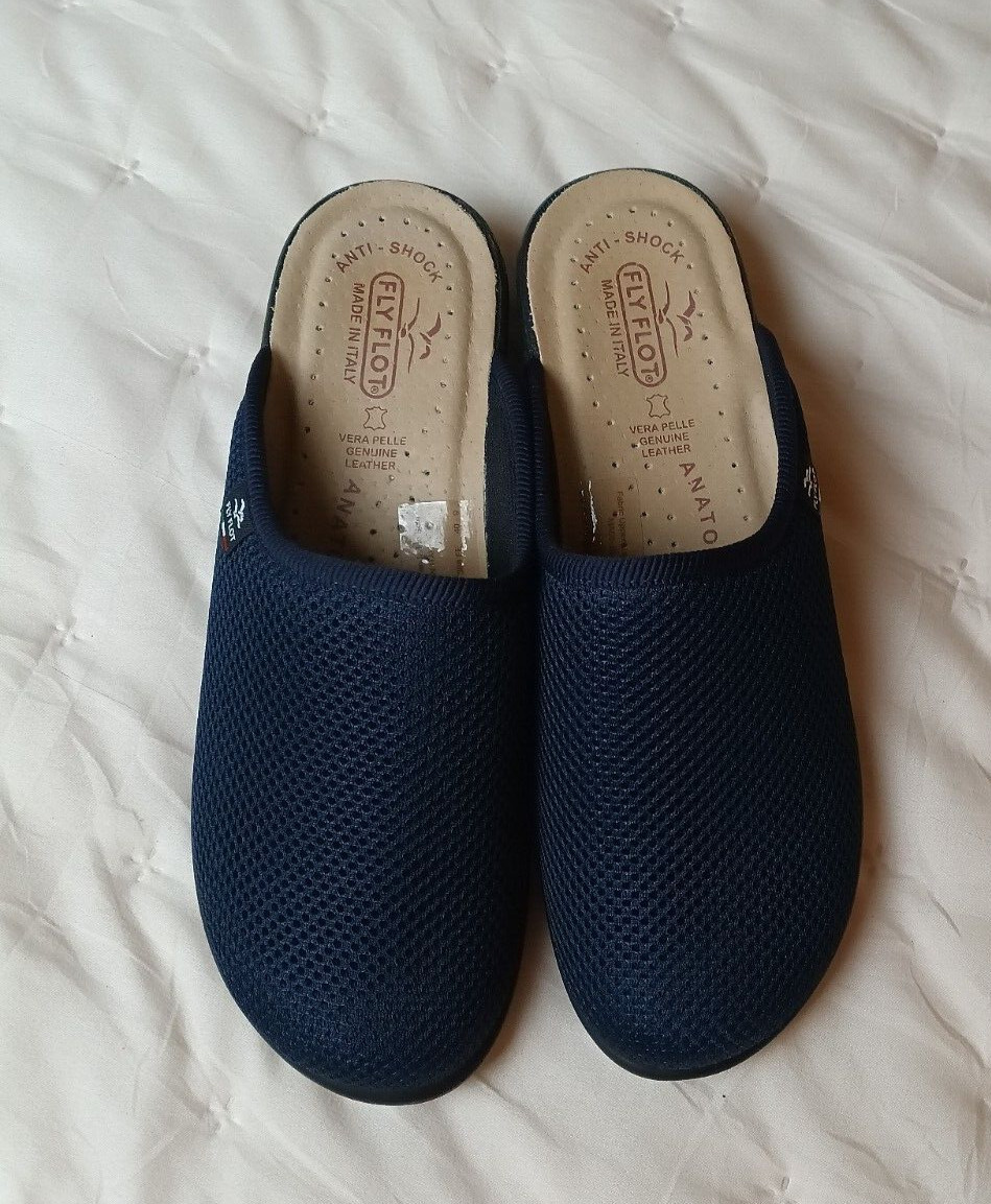 Fly Flot Mules Blue Mesh Clogs Anti Shock Anatomic … - Gem