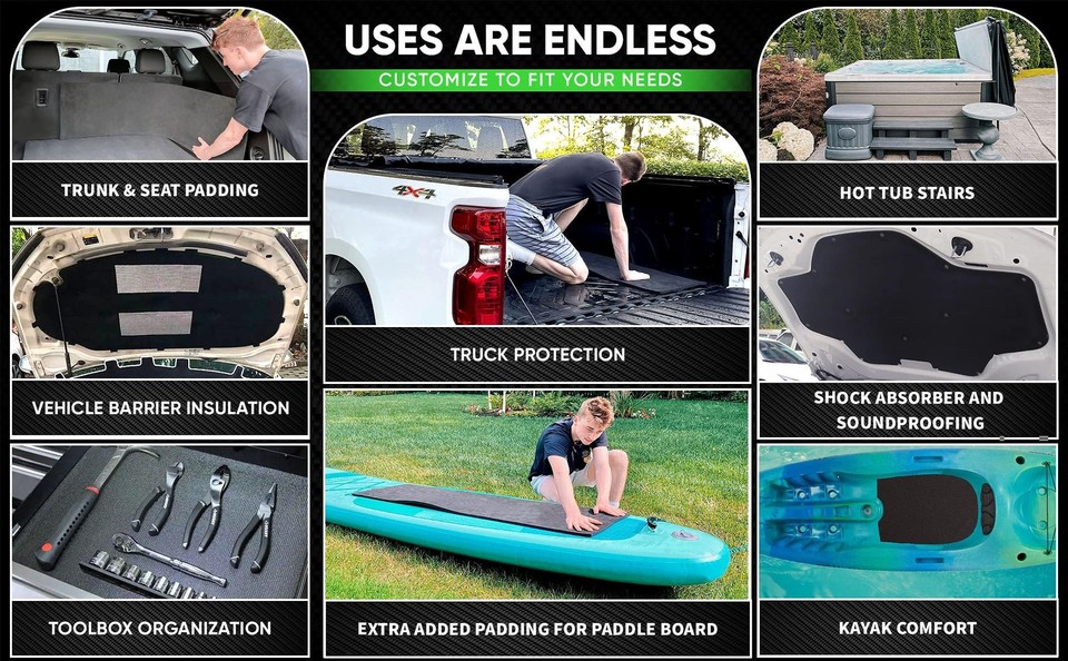 Extra Large Marine Foam Rolls Sheets with Adhesive Closed Cell Foam ...