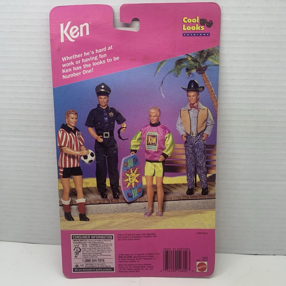 1994 Ken Cool Looks Fashion Policemans Uniform NEW Outfit 12609 | eBay