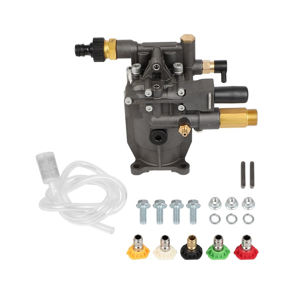 3000 PSI 2.5 GPM 3/4" Shaft Horizontal Pressure Washer Pump Water Pump ...