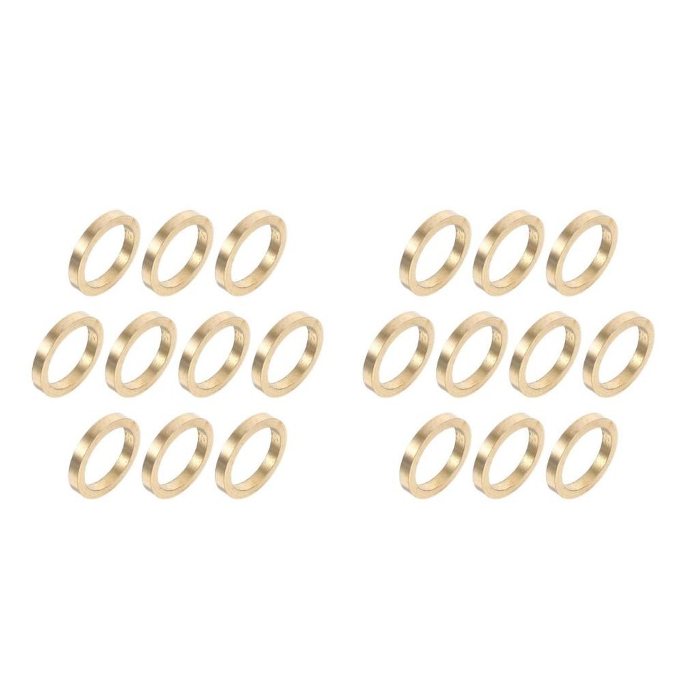 10 Pcs Copper Washers Gasket Door Hardware Spacers Brass Hinge Shims | eBay
