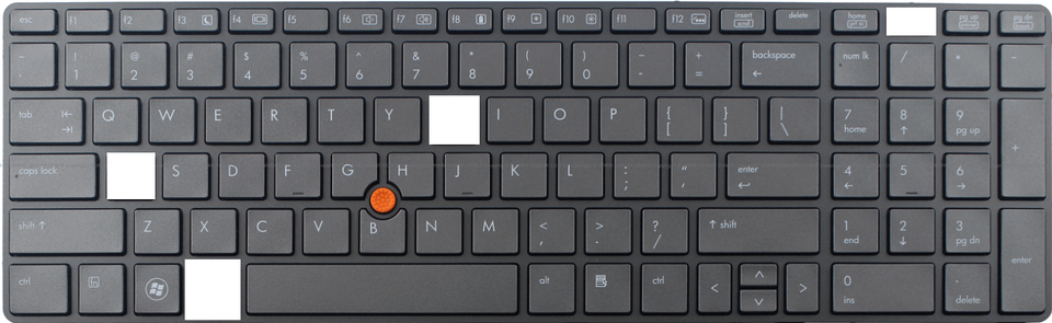 HP451 Teclas para teclado HP Compaq Elitebook 8760w 8760p 8770w 8770p ...