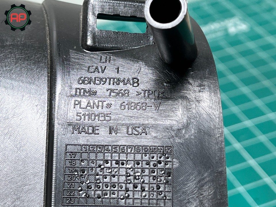 23-26 DODGE RAM 1500 LEFT & RIGHT C & B PILLAR TRIM SET OF 4 ITEM BLACK ...