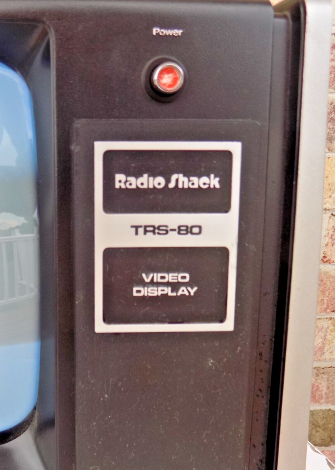 Radio Shack TRS-80 Vintage 1979 12" B/W MONITOR ** Powers Up ** Model ...