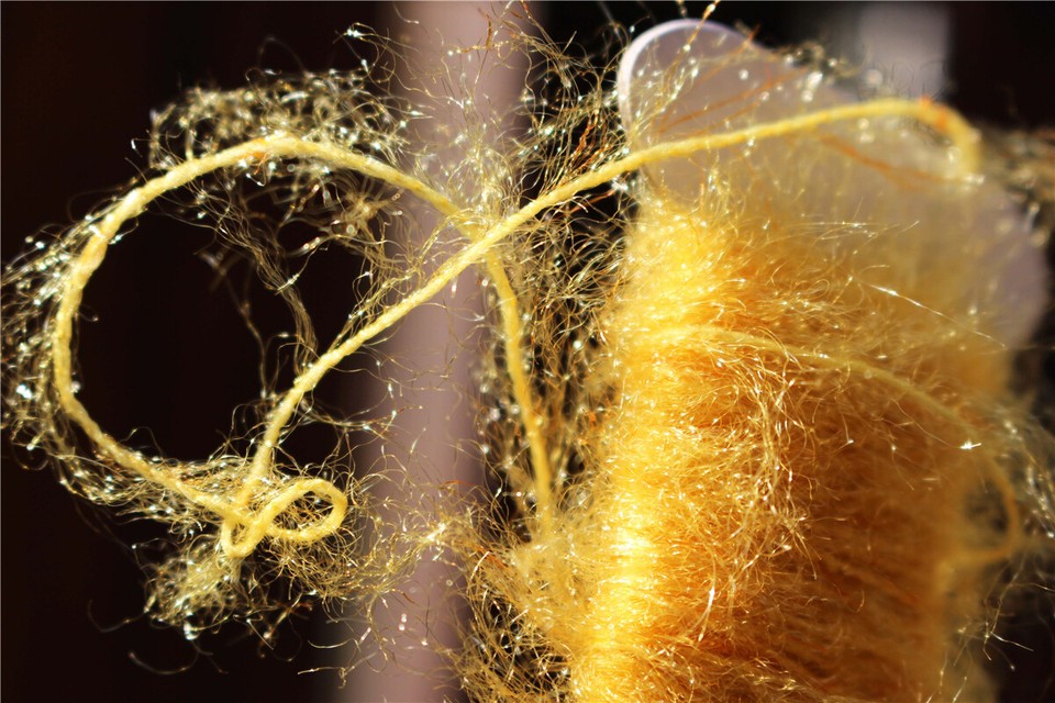 17 colors Ice Dubbing Sparkle Yarn Nymph Bugs Scud flies Body Fly Tying ...