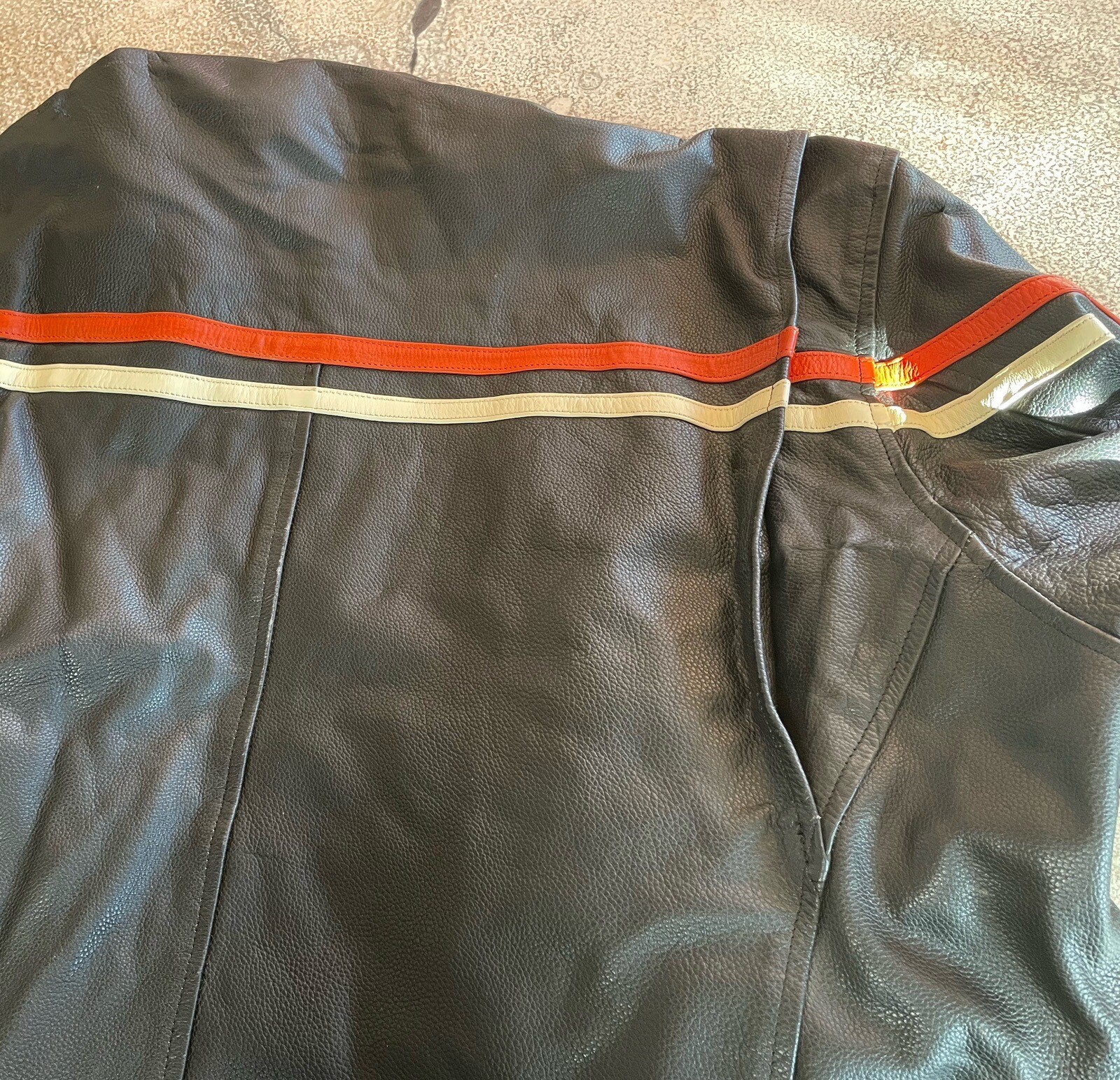 Interstate Leather Motorcycle Jacket mens XXXL | eBay