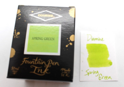 Diamine 80ml Fountain Pen Bottled Ink Spring Green | eBay