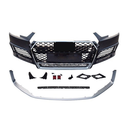 For 2017-2019 Audi A4 Modification RS4 Sedan Primed Front Bumper Cover ...