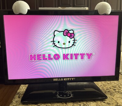 Hello Kitty 19" Sanrio LED HDMI TV or PC Monitor W Power Cord And ...