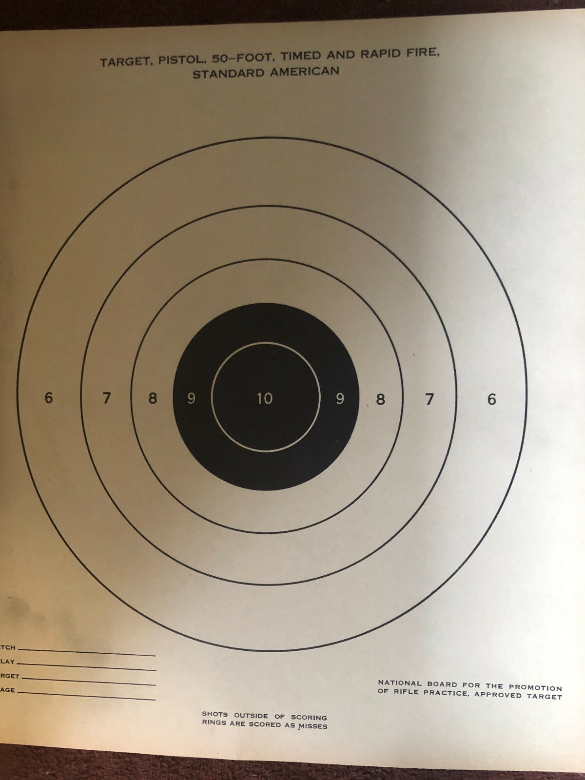 Shooting Targets 250 pack Pistol Target Timed & Rapid Fire 50 ft. | eBay