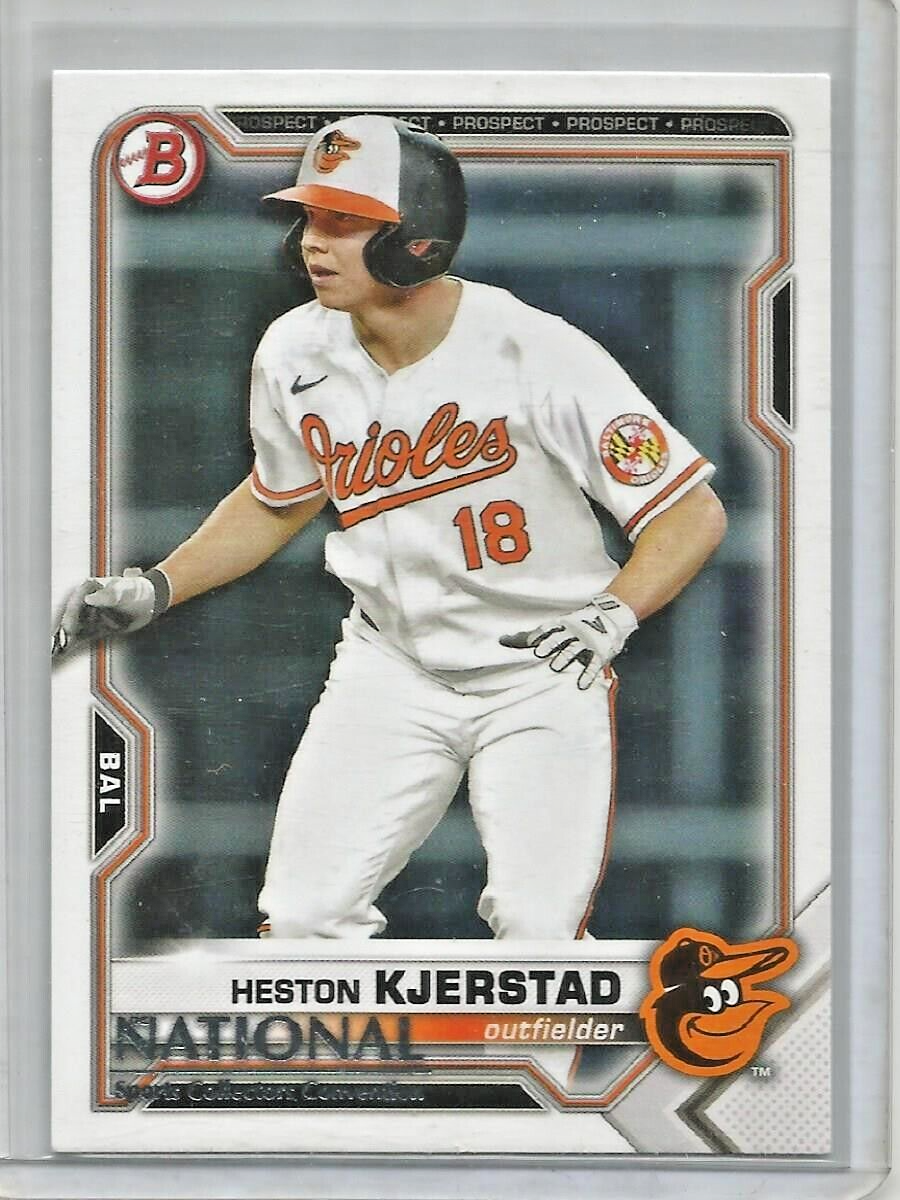 Heston Kjerstad 2021 Bowman The National Sports Collectors Convention ...