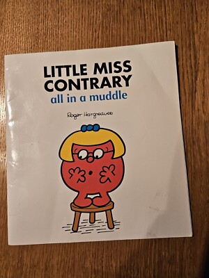 LITTLE MISS CONTRARY ALL IN A MUDDLE BOOK KIDS MR MEN ROGER HARGREAVES ...