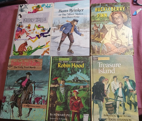 vintage classic TPB Robin Hood Huckleberry Finn Timber Trail Grimms ...