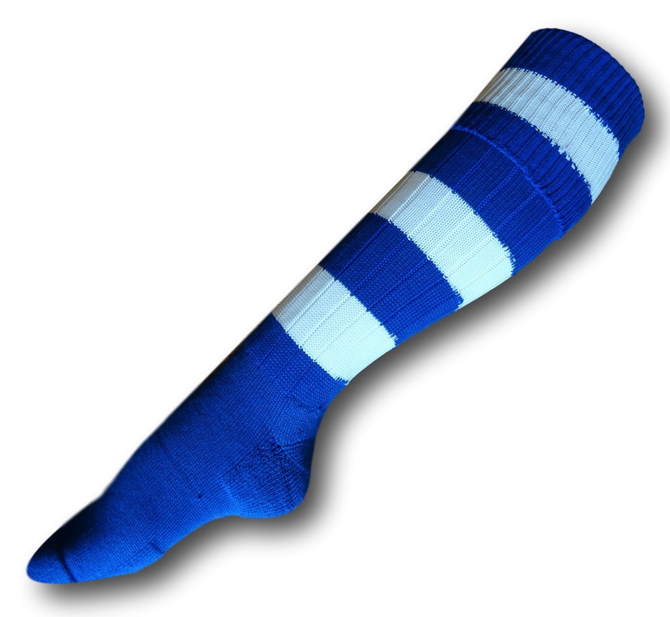 School Uniform Games & Rugby Socks - Striped Body - Adult Sizes - Many ...