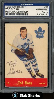 1955 PARKHURST #10 TOD SLOAN PSA AUTHENTIC AUTO | eBay