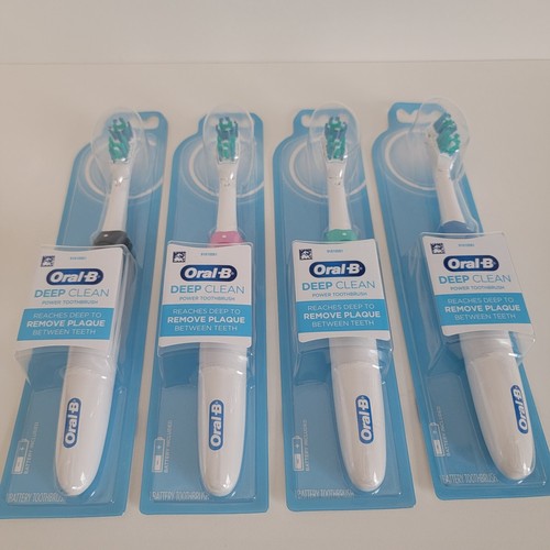 4 ORAL -B - DEEP CLEAN Power Toothbrush including Battery 4 For 22.00 ...