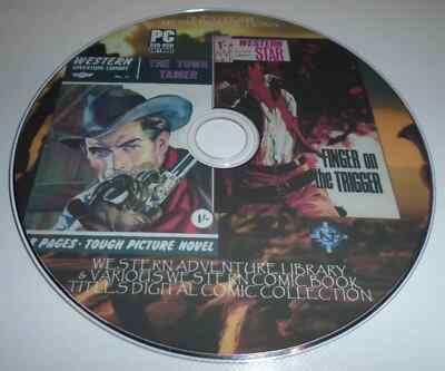 WESTERN ADVENTURE LIBRARY + VARIOUS COWBOY UK COMIC BOOKS COLLECTION ON ...