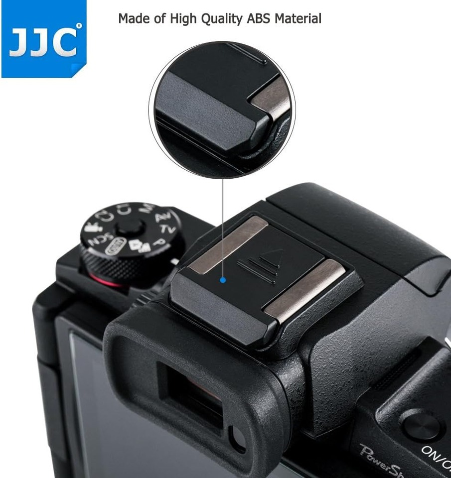 JJC 4Pcs Black Metal Hot Shoe Cover Protector Cap for Canon EOS R 1DX ...