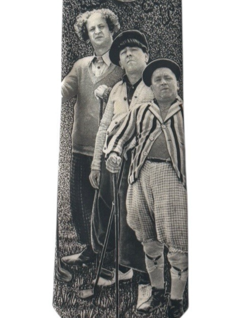 Three Stooges Tie Ralph Marlin Vintage '92 Larry Curly Moe Slapstick ...