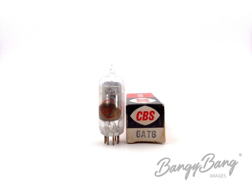 Vintage CBS 6AT6/EBC90/CV452 Duplex-diode High-mu Triode Audio Vacuum ...