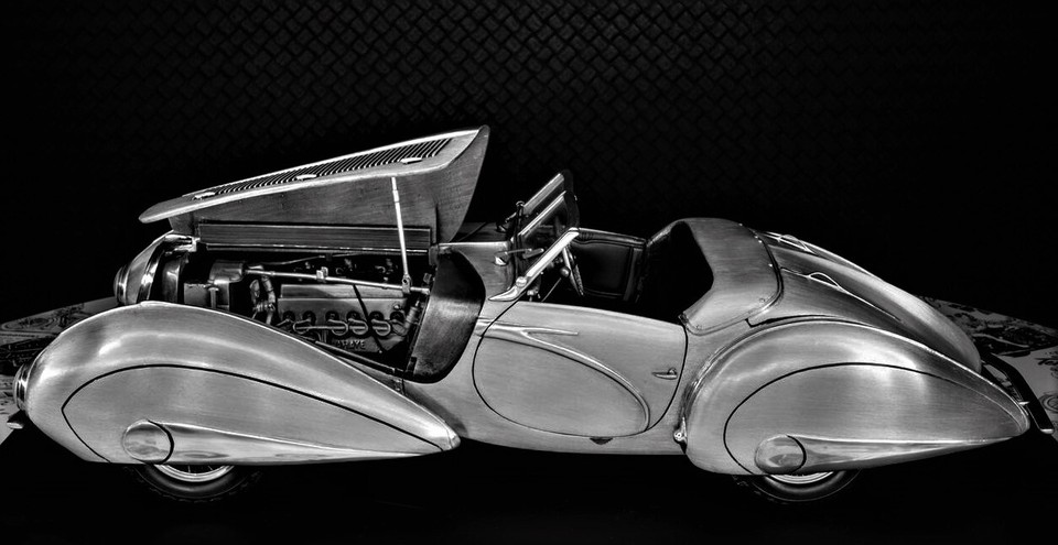 Art Deco Antique Vintage Mid-Century Modernism Modern Race Car Concept ...