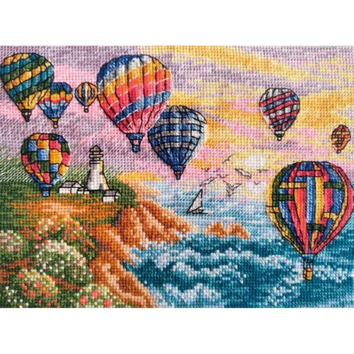 Counted Cross Stitch Kit Balloons DIY Unprinted canvas | eBay