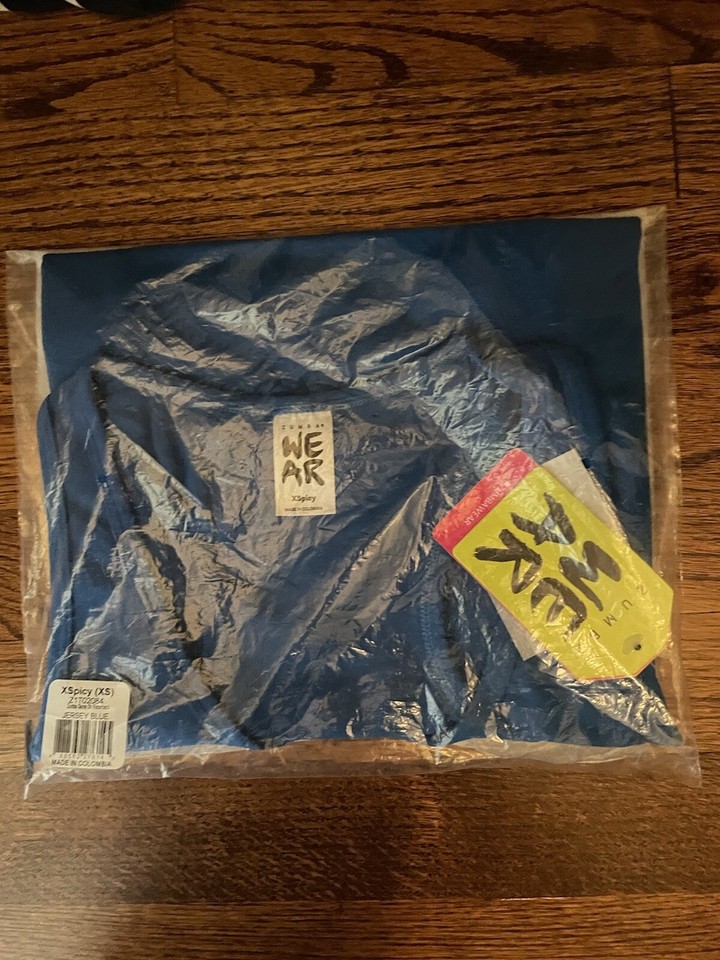 BRAND NEW ZUMBA GAME ON TANK TOP JERSEY BLUE SZ XS | eBay